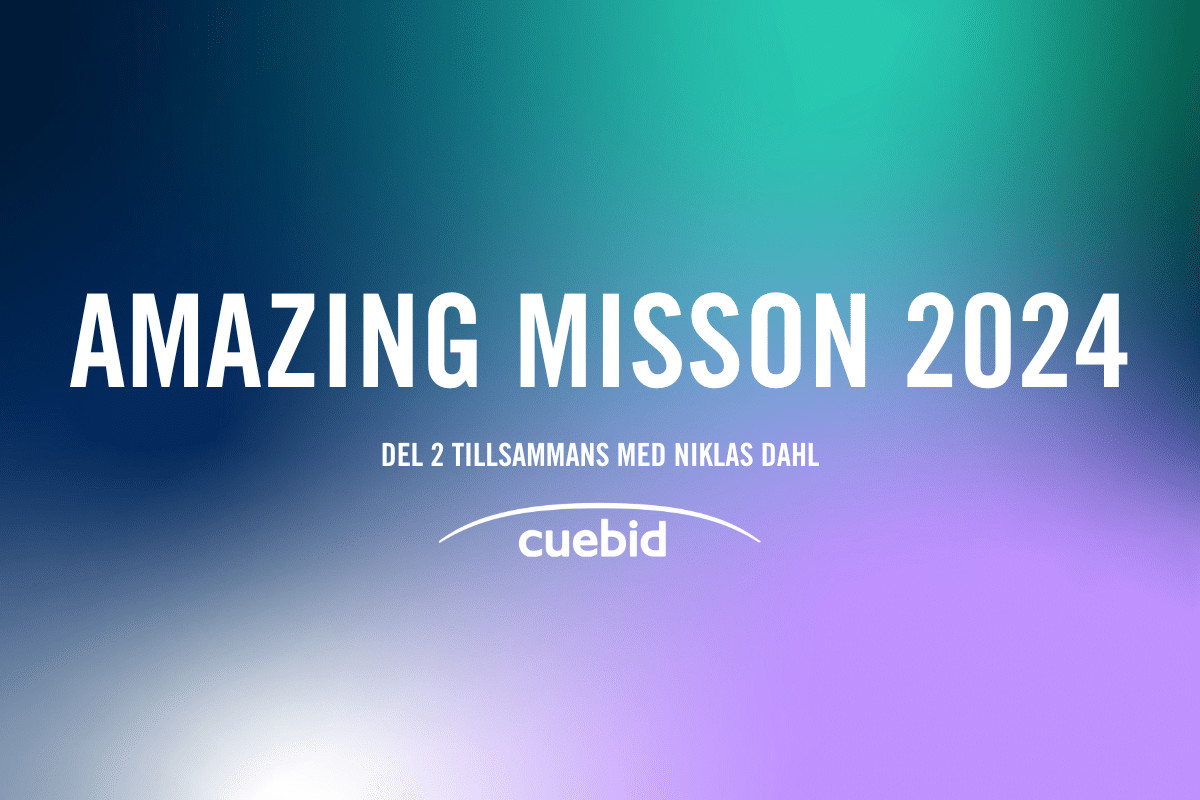Amazing Mission 2024 - Del 2 tillsammans med Niklas Dahl - Cuebid
